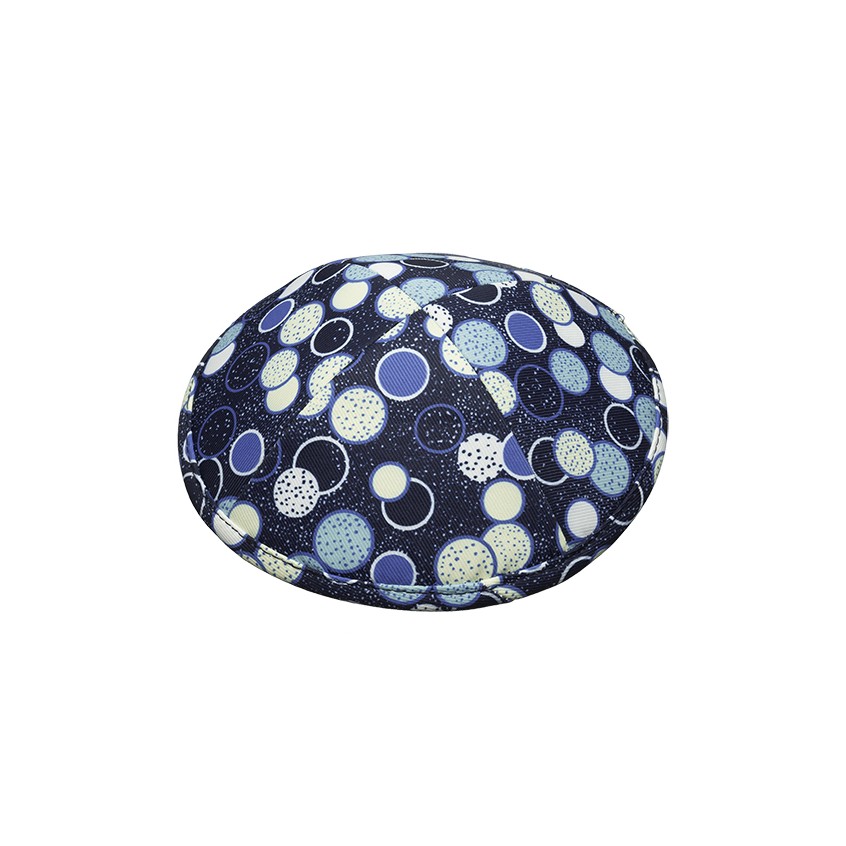 acheter une kippa cotton à motifs bleu pour enfants taille 4