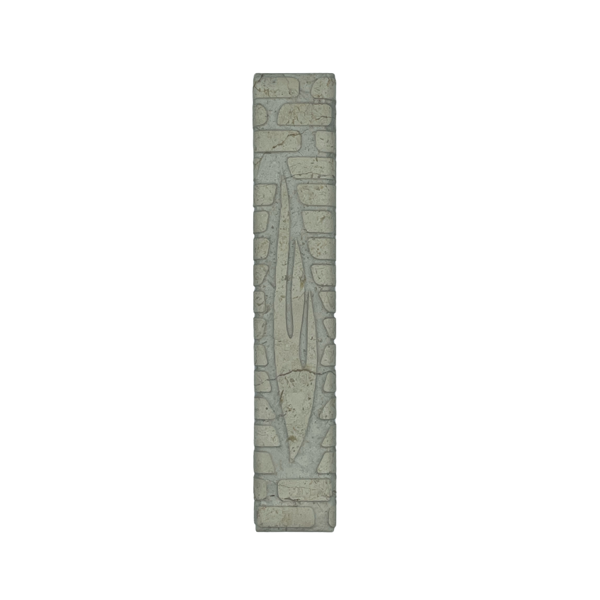 acheter un boitier mezouza design pierre de Jérusalem parchemin 12cm