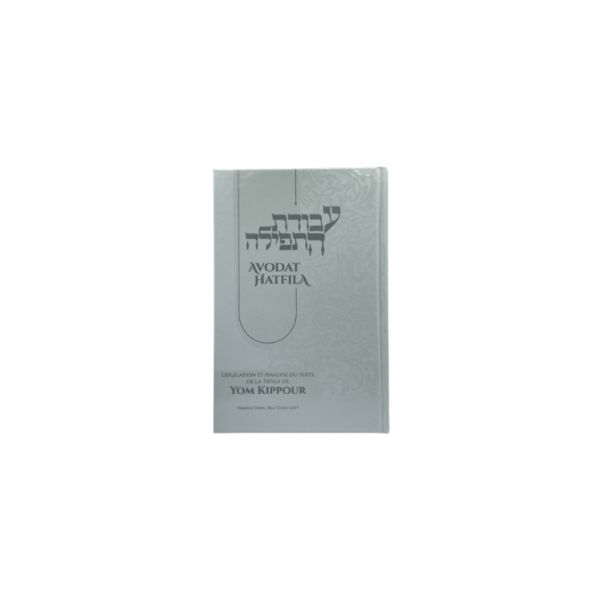 livre explication de la tefila de yom kippour avodat hatfila ouri levy